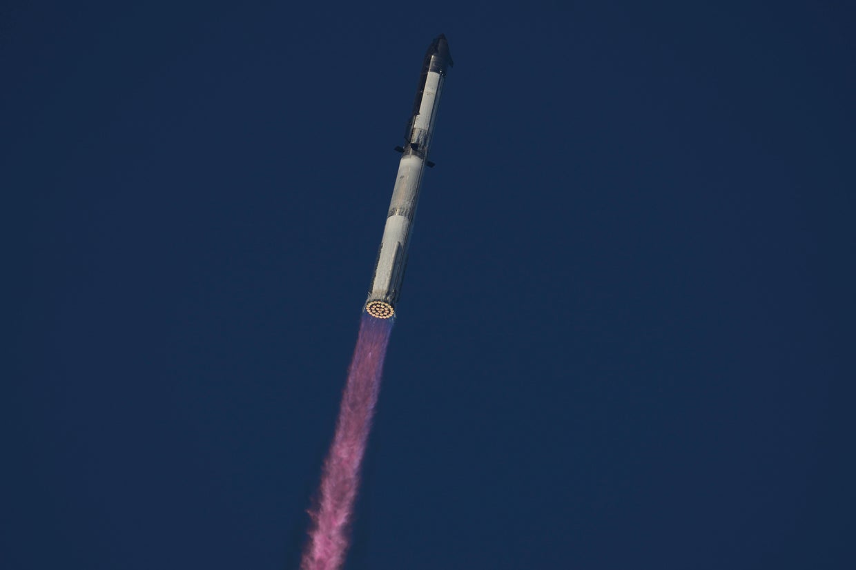 SpaceX launches giant Super Heavy-Starship rocket on critical test ...