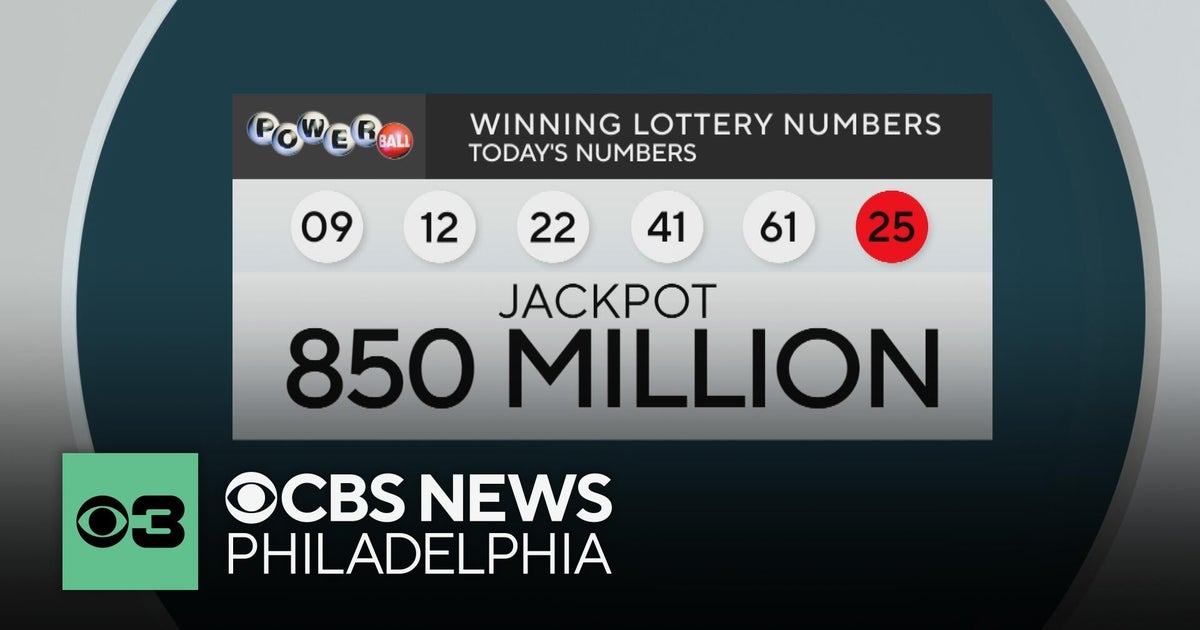 Powerball jackpot winning numbers for estimated $850 million prize ...