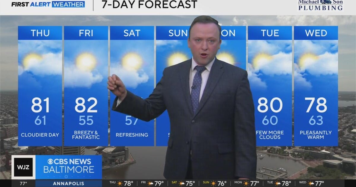 Beautiful weather is in Maryland's weekend forecast! - CBS Baltimore