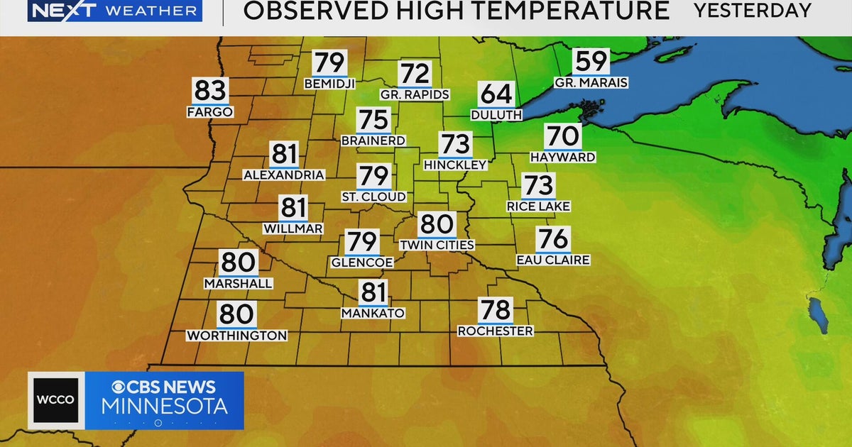 NEXT Weather: Noon report for Minnesota from Aug. 29, 2025 - CBS Minnesota
