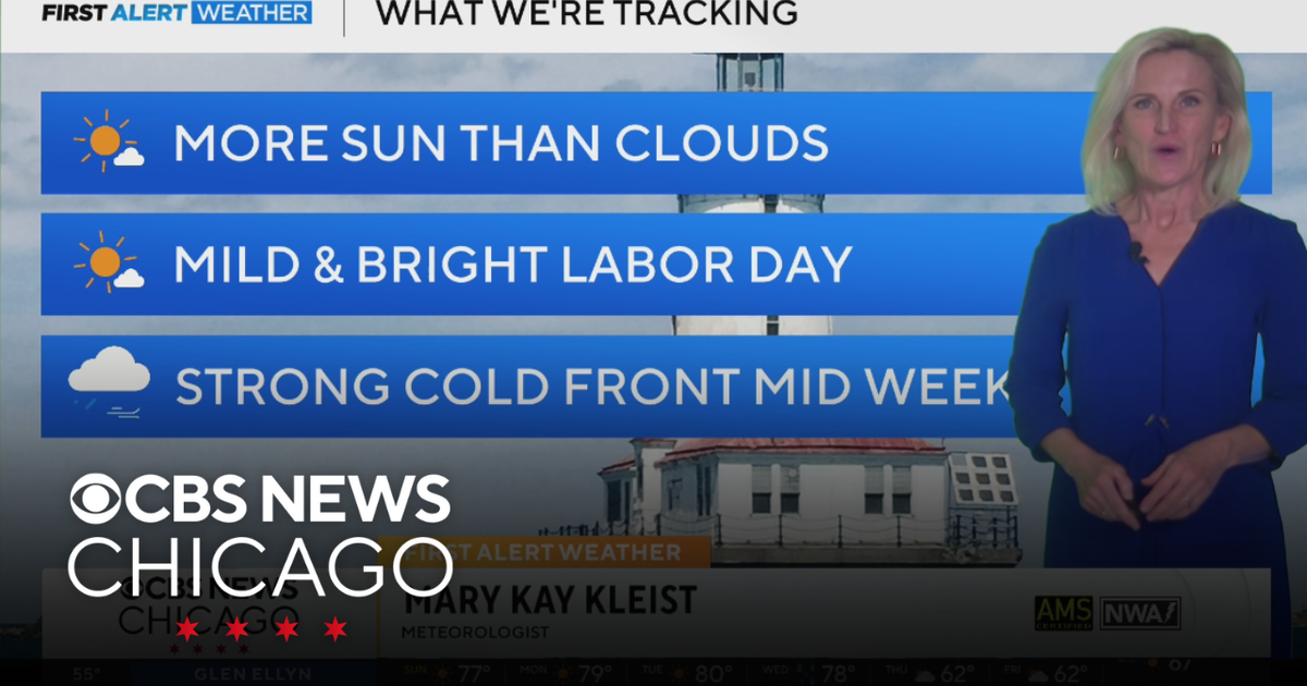More sun than clouds, bright and mild Labor Day in Chicago - CBS Chicago