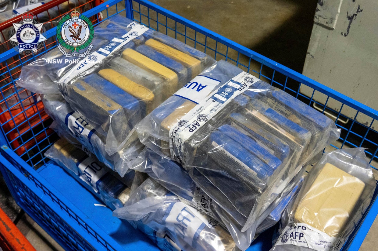 Dockworkers arrested after 1,116 pounds of cocaine found hidden behind ...