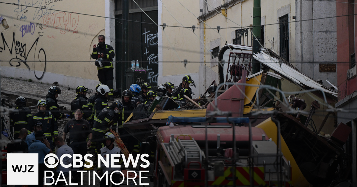 17 dead in streetcar disaster in Lisbon, Portugal - CBS Baltimore