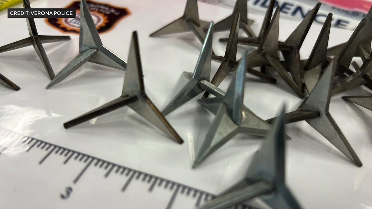Hundreds of tacks, tire spikes found on trail behind New Jersey ...