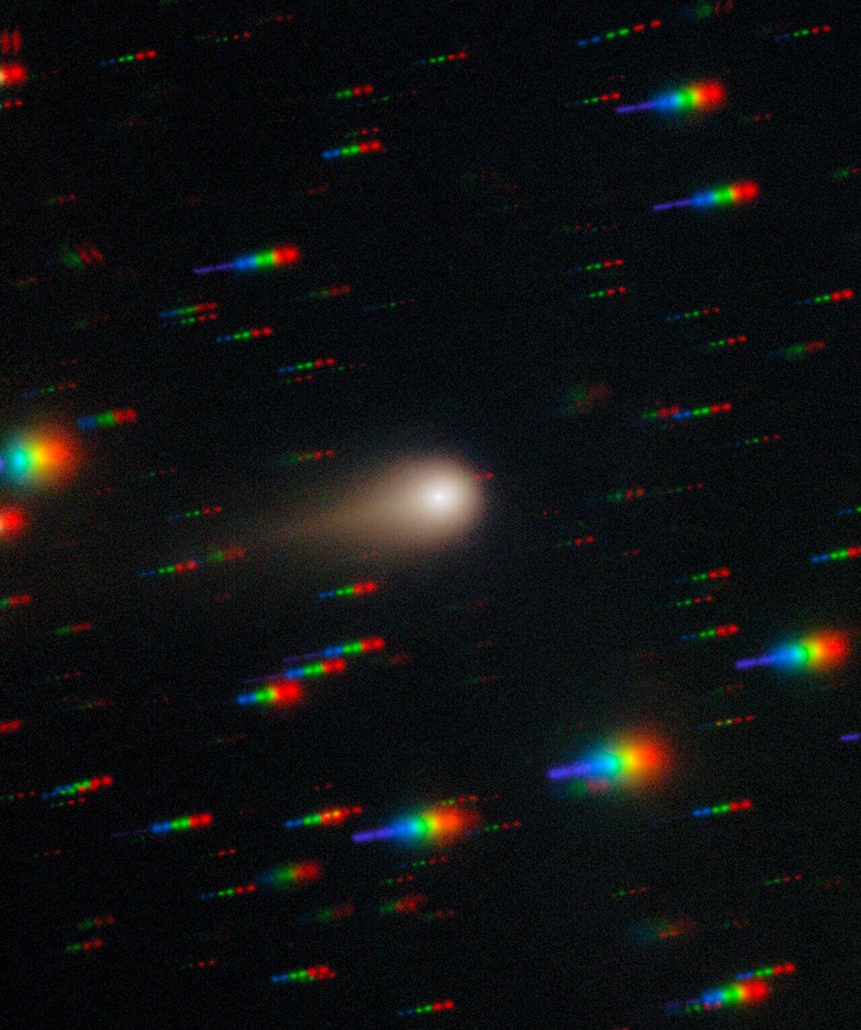 Tail of comet that's visiting from another star is growing, new ...