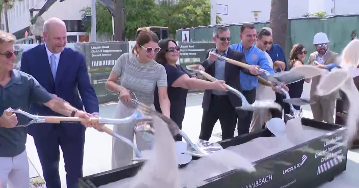 Miami Beach begins $29.5 million Lincoln Road renovation - CBS Miami