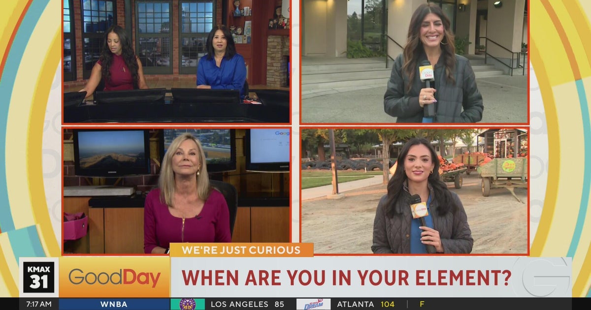 We're Just curious, When Are You in Your Element? - Good Day Sacramento