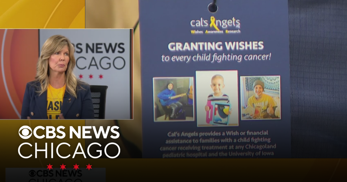 Cal’s Angels shining light on fight against pediatric cancer - CBS Chicago