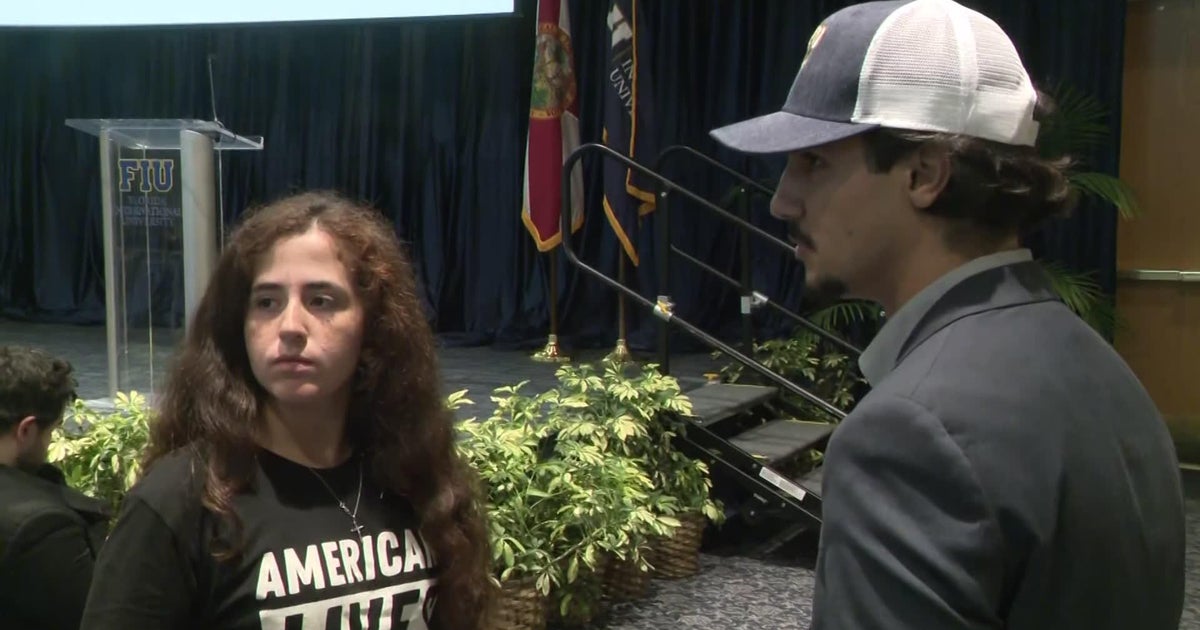 FIU students gather to remember, grieve Charlie Kirk - CBS Miami