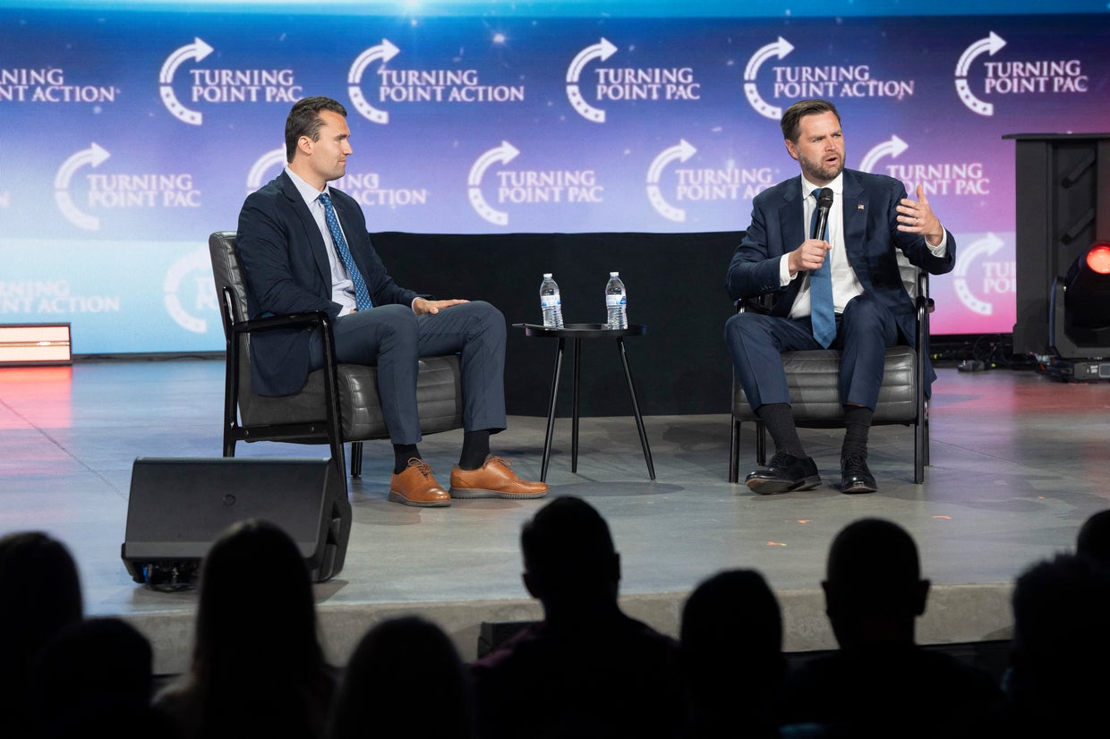 JD Vance hosts "The Charlie Kirk Show" after Kirk's assassination - CBS ...