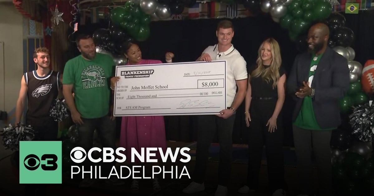 Eagles safety Reed Blankenship donates $8,000 to STEAM program at John ...