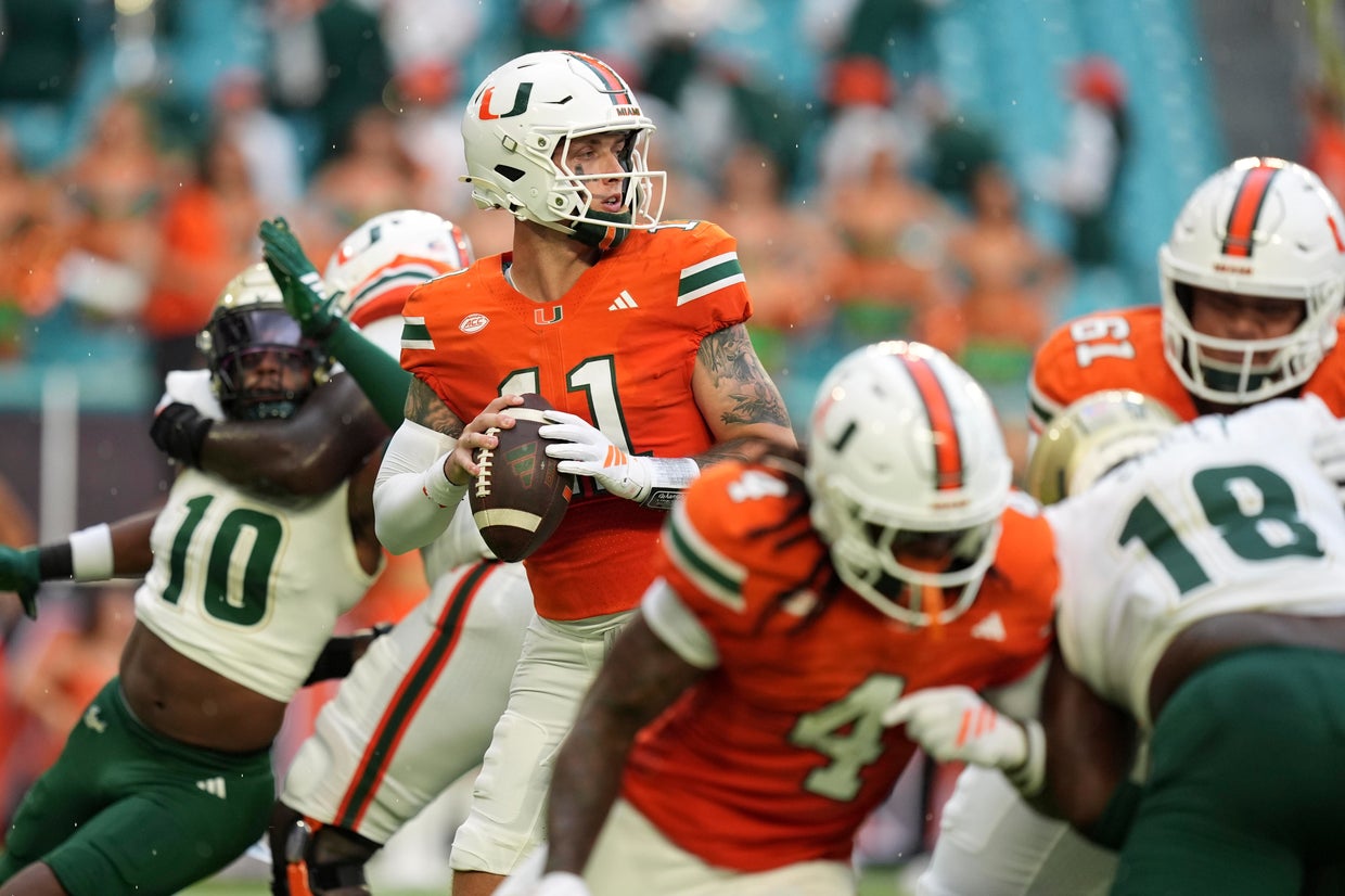 No. 4 Miami's Carson Beck has faced Florida multiple times. He's now ...