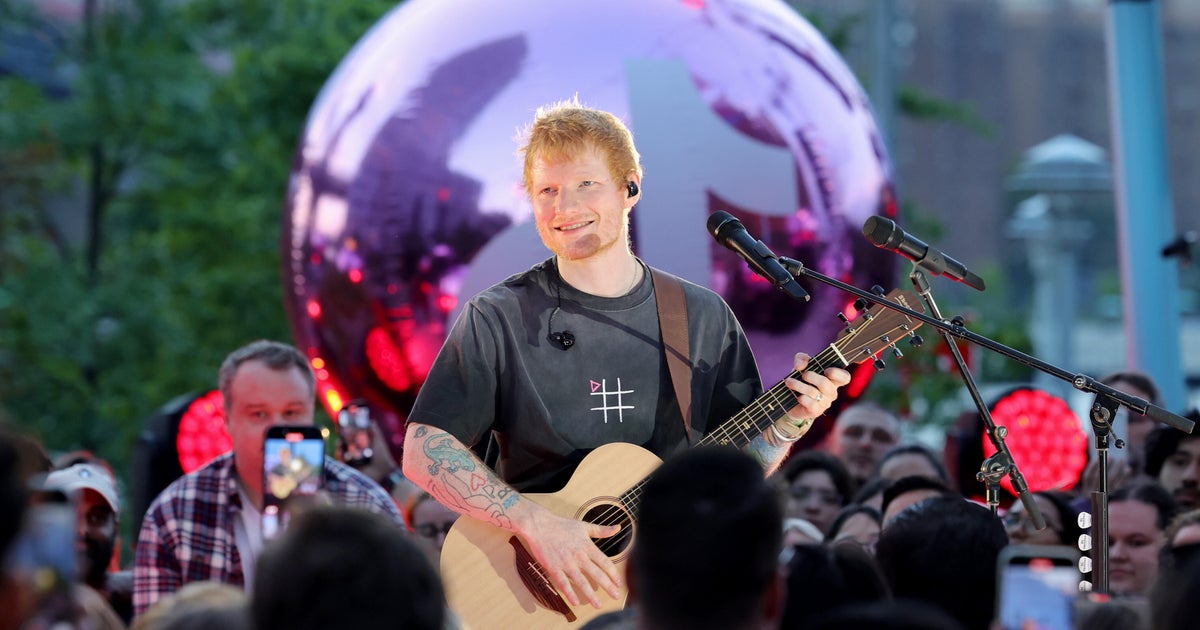 Ed Sheeran announces Detroit stop during worldwide "LOOP Tour" - CBS ...