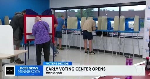 Minneapolis’ early voting center opens - CBS Minnesota