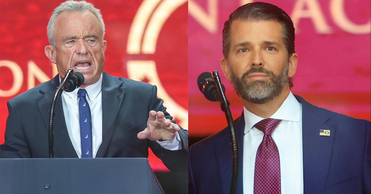 Robert F. Kennedy Jr. and Donald Trump Jr. deliver remarks at Charlie Kirk memorial - CBS News