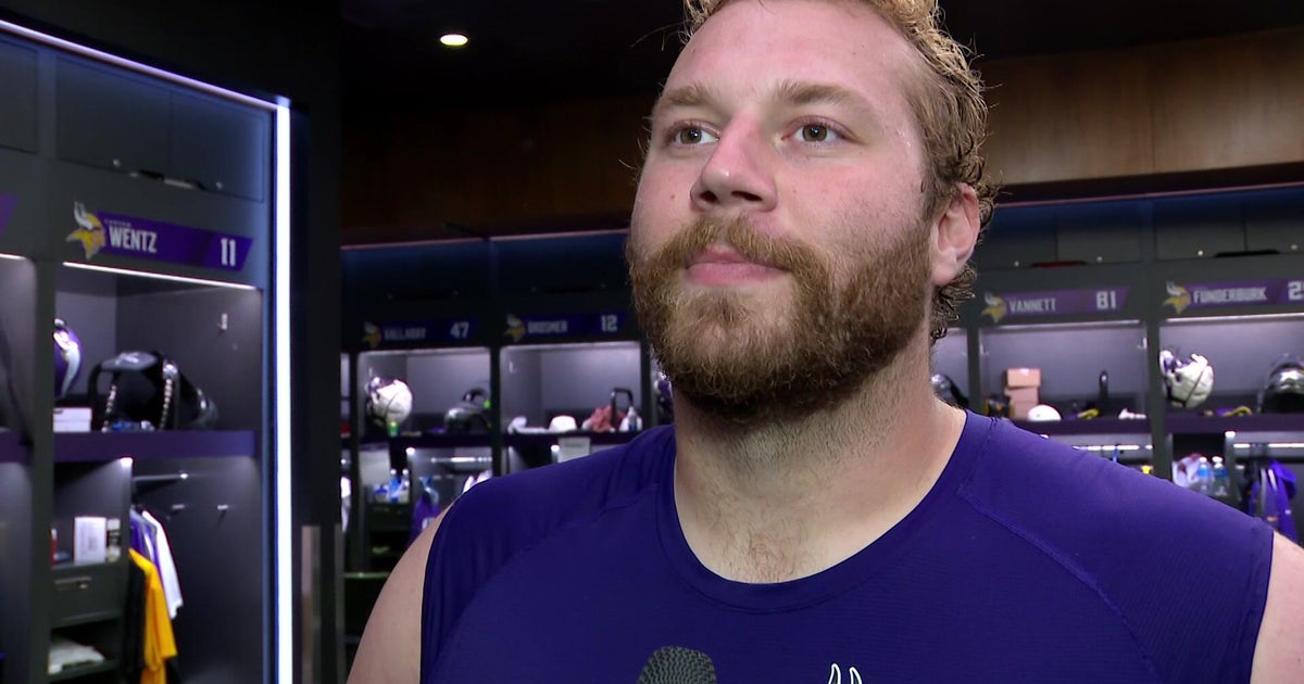 Vikings guard Michael Jurgens reflects on debut, talks his first start - CBS Minnesota