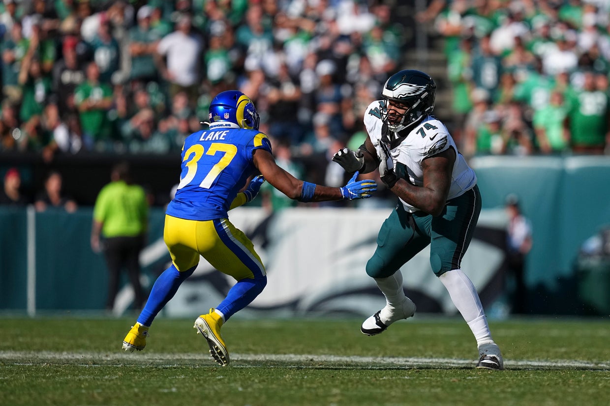 Fred Johnson stepped up in Philadelphia Eagles' comeback win over Rams to help struggling ...