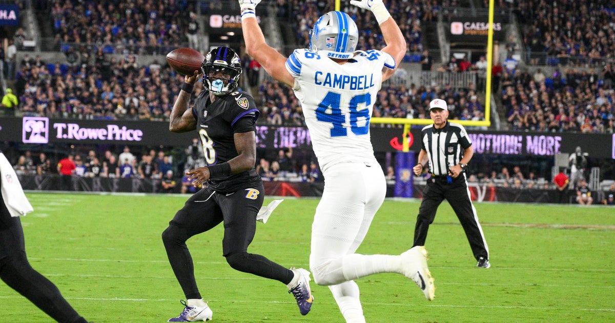Detroit Lions sack Lamar Jackson 7 times in 38-30 win over Baltimore ...