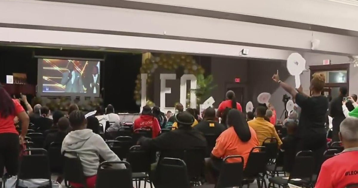 Leo High School held viewing party as choir performed during finals of ...
