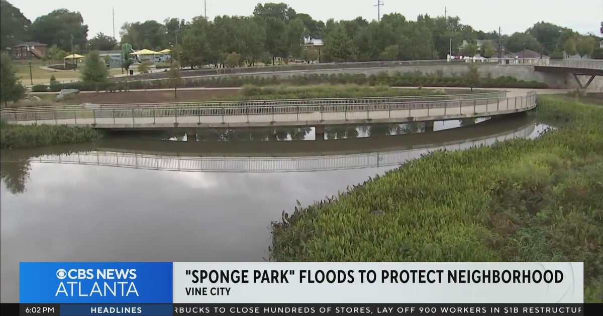 "Sponge Park" protects Atlanta homes while serving the community - CBS ...