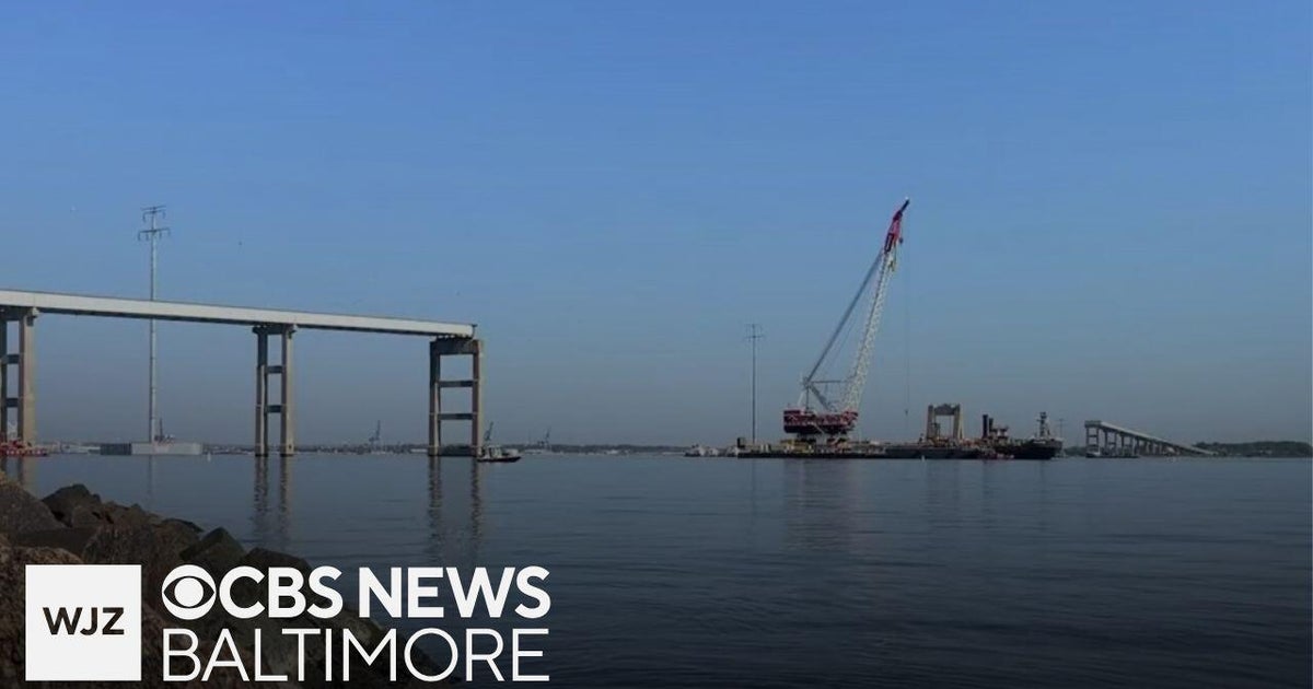 Test pile program for Baltimore’s Key Bridge rebuild set to begin - CBS ...