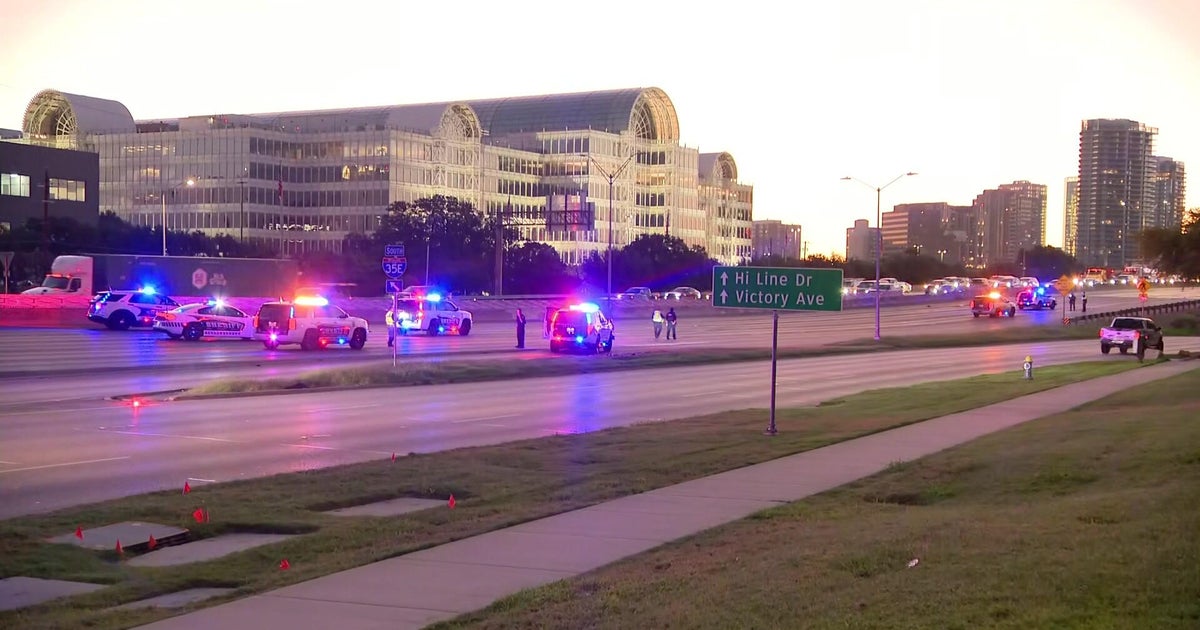 I-35E heading into Downtown Dallas reopened after deadly crash - CBS Texas