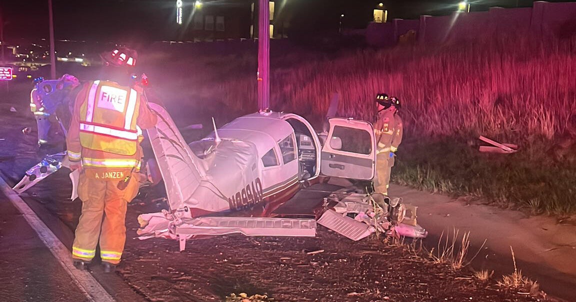 Small plane makes crash landing in Colorado Springs - CBS Colorado