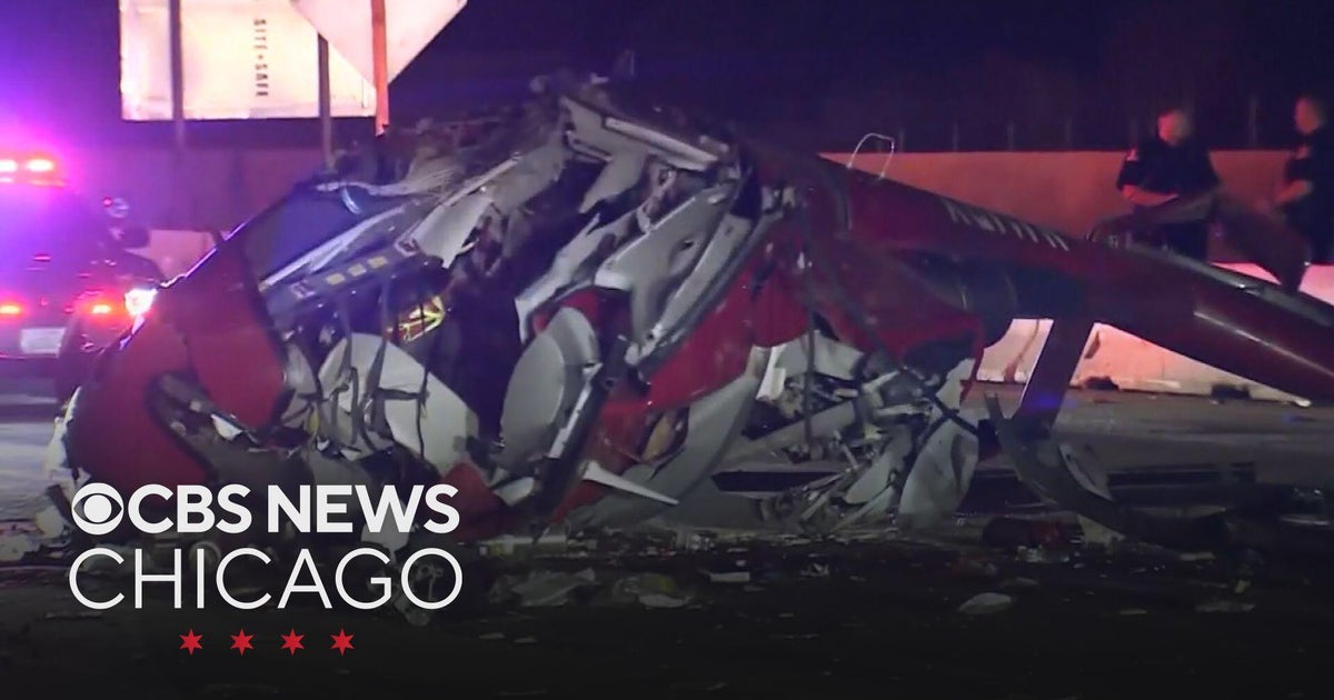 3 critically hurt when medical helicopter crashes in California - CBS ...