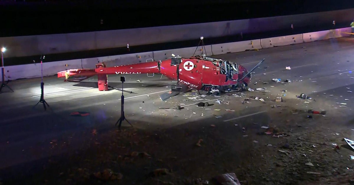 Dramatic video shows medical helicopter falling onto Sacramento freeway ...