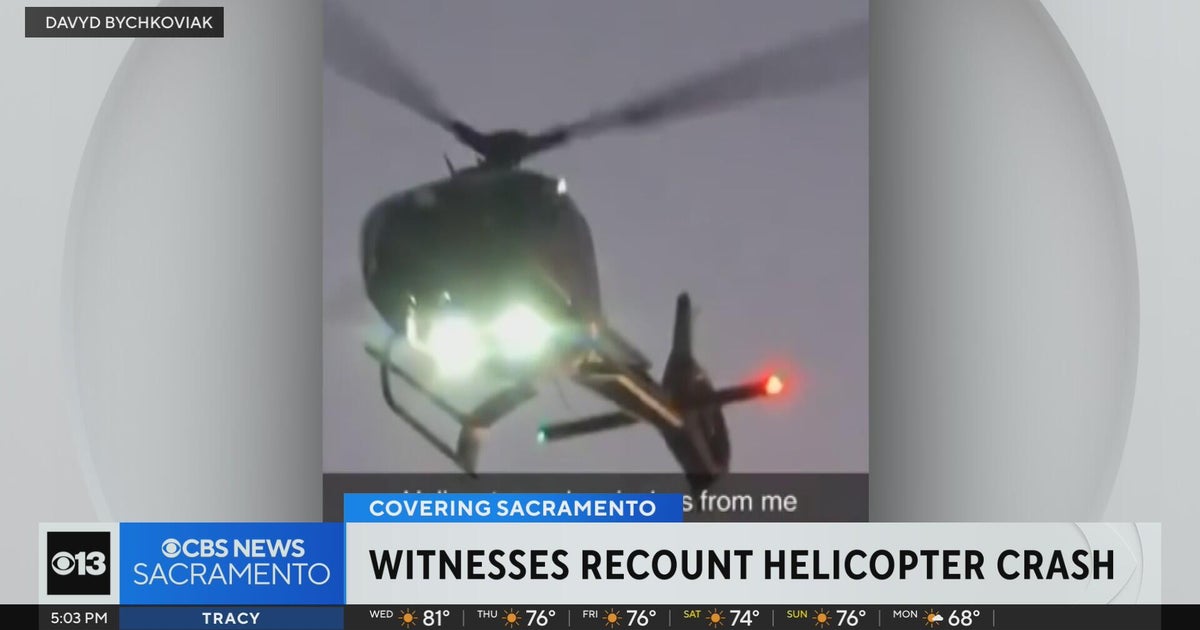 Witnesses recount Sacramento helicopter freeway crash that injured 3 ...