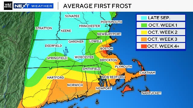 Freeze warning issued for parts of Massachusetts; Map shows how cold it ...