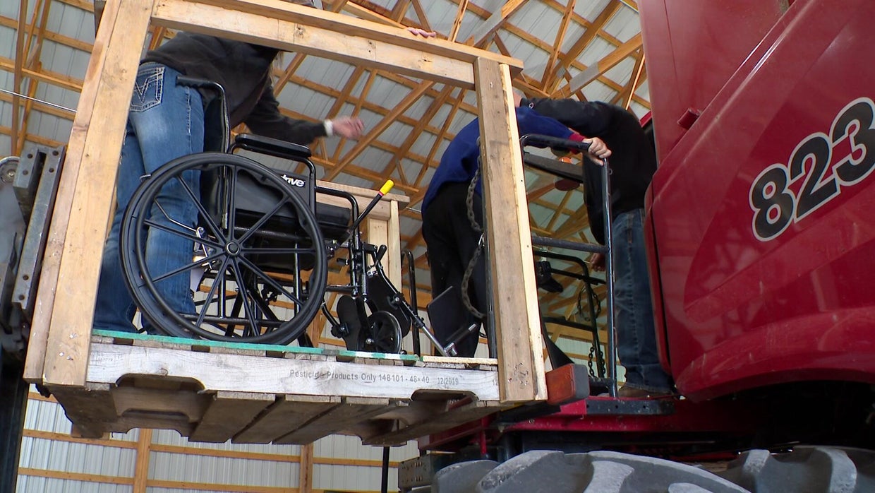 Rural ingenuity helps Minnesota farmer harvest after hip replacement ...