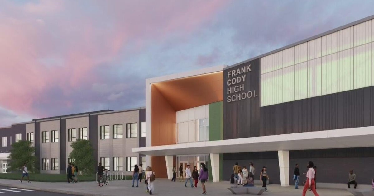 Detroit schools celebrate groundbreaking on new Cody High School - CBS ...