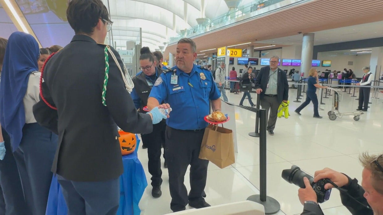 Denver cadets serve meals to TSA workers affected by government ...