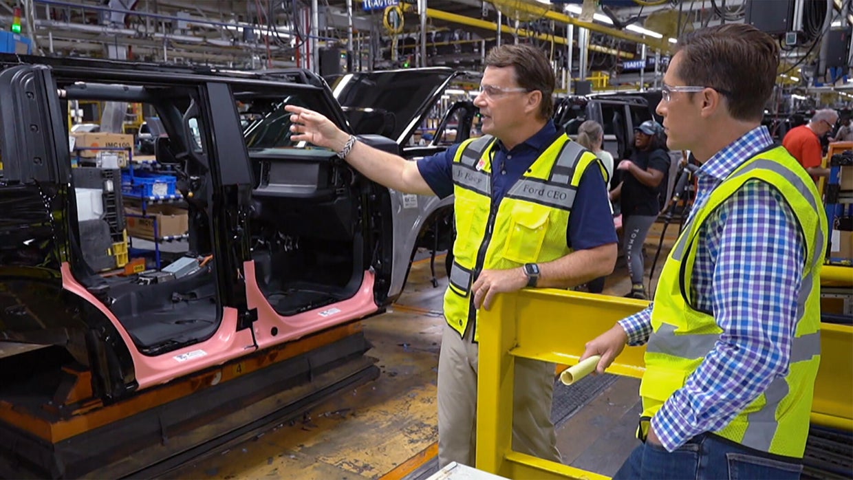 CEO Jim Farley on steering Ford through Trump's tariffs - CBS News