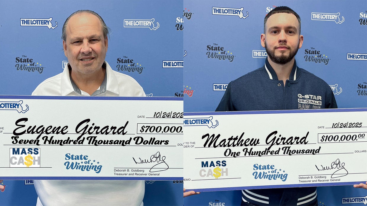 Massachusetts father wins big money on 8 lottery tickets, gives 1 to ...