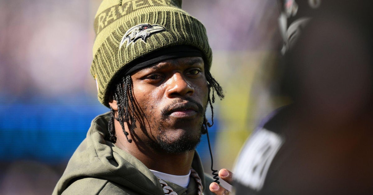 Baltimore Ravens' Lamar Jackson listed as full participant in practice ...