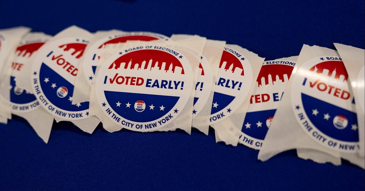 Early voting ends in New York City with record turnout - CBS News