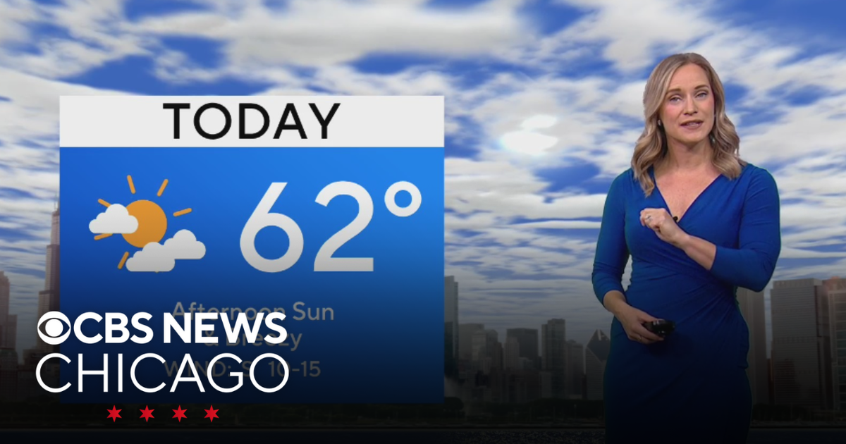 Highs in the 60s on Tuesday - CBS Chicago