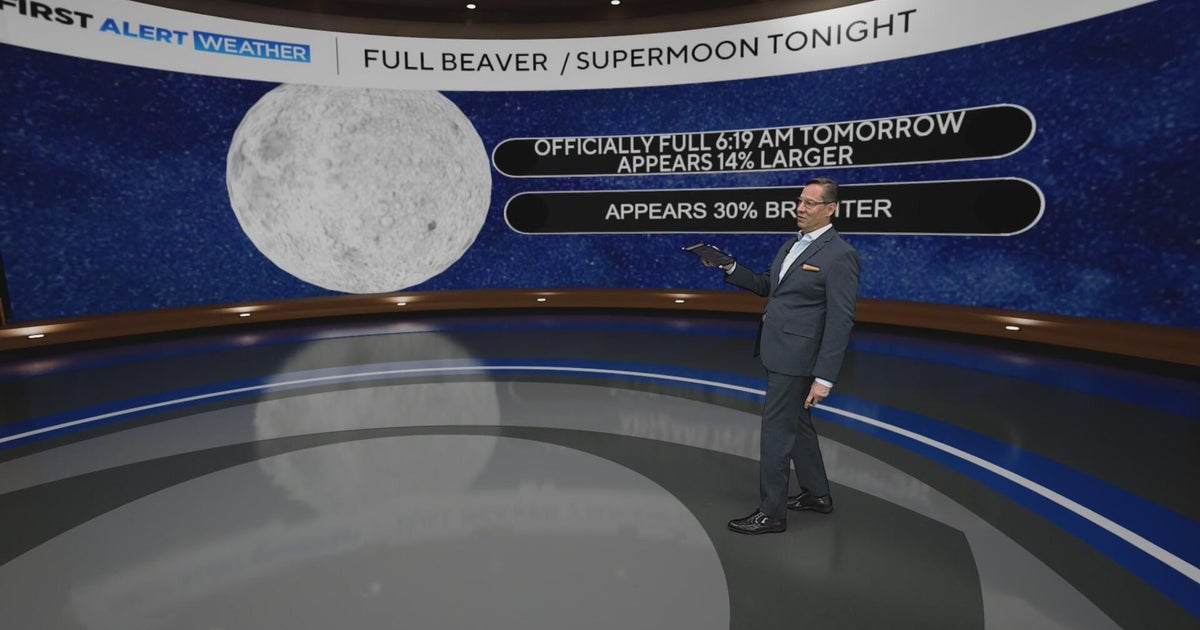 Full Super Moon with weak, dry cold front for Wednesday - CBS Colorado
