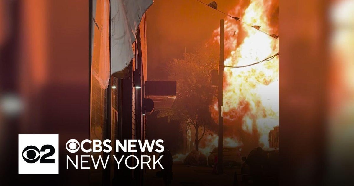 Video shows explosion in the Bronx that injured 7 firefighters - CBS ...