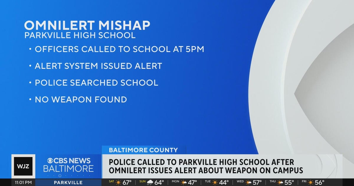 AI gun detection system triggers false alarm at Baltimore high school ...