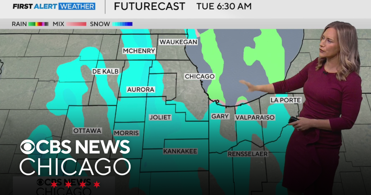 Tuesday morning flurries - CBS Chicago