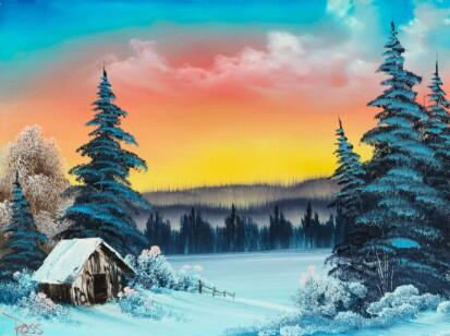 3 Bob Ross paintings fetch over $600,000 at auction benefiting public ...