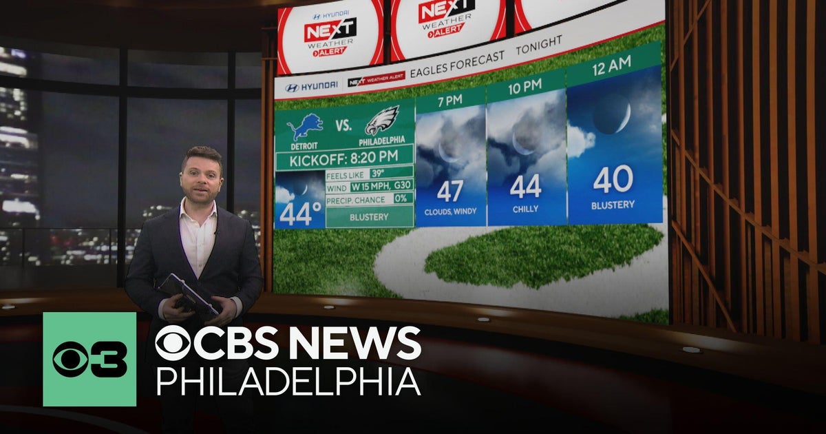 Gusty winds continue Sunday night in Philadelphia, getting cold for ...
