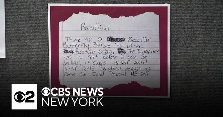 Writing classes help those behind bars at the Yaphank Jail - CBS New York