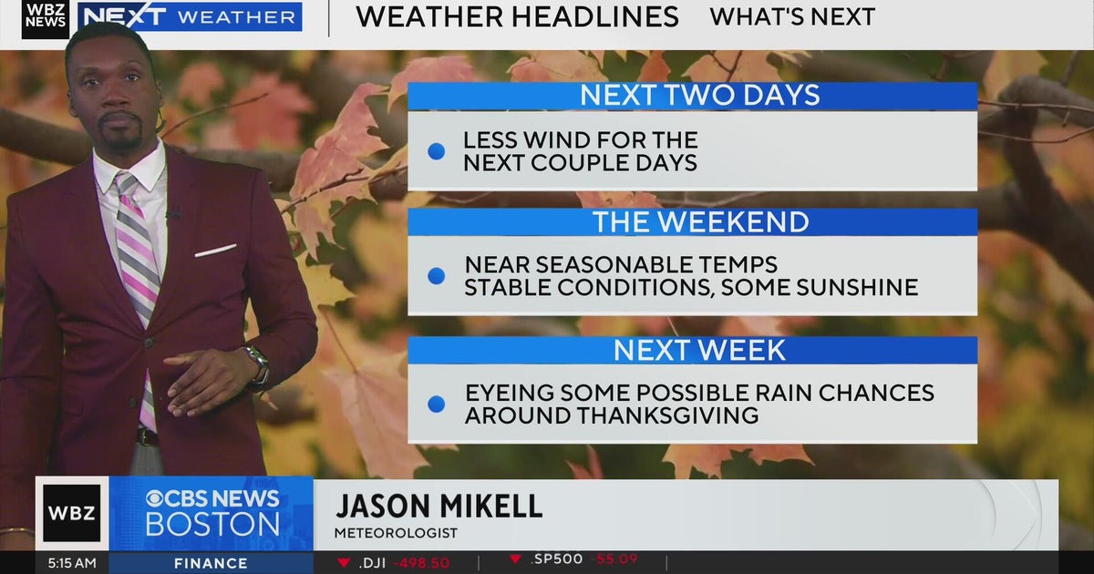 Next Weather: WBZ morning forecast for November 19, 2025 - CBS Boston