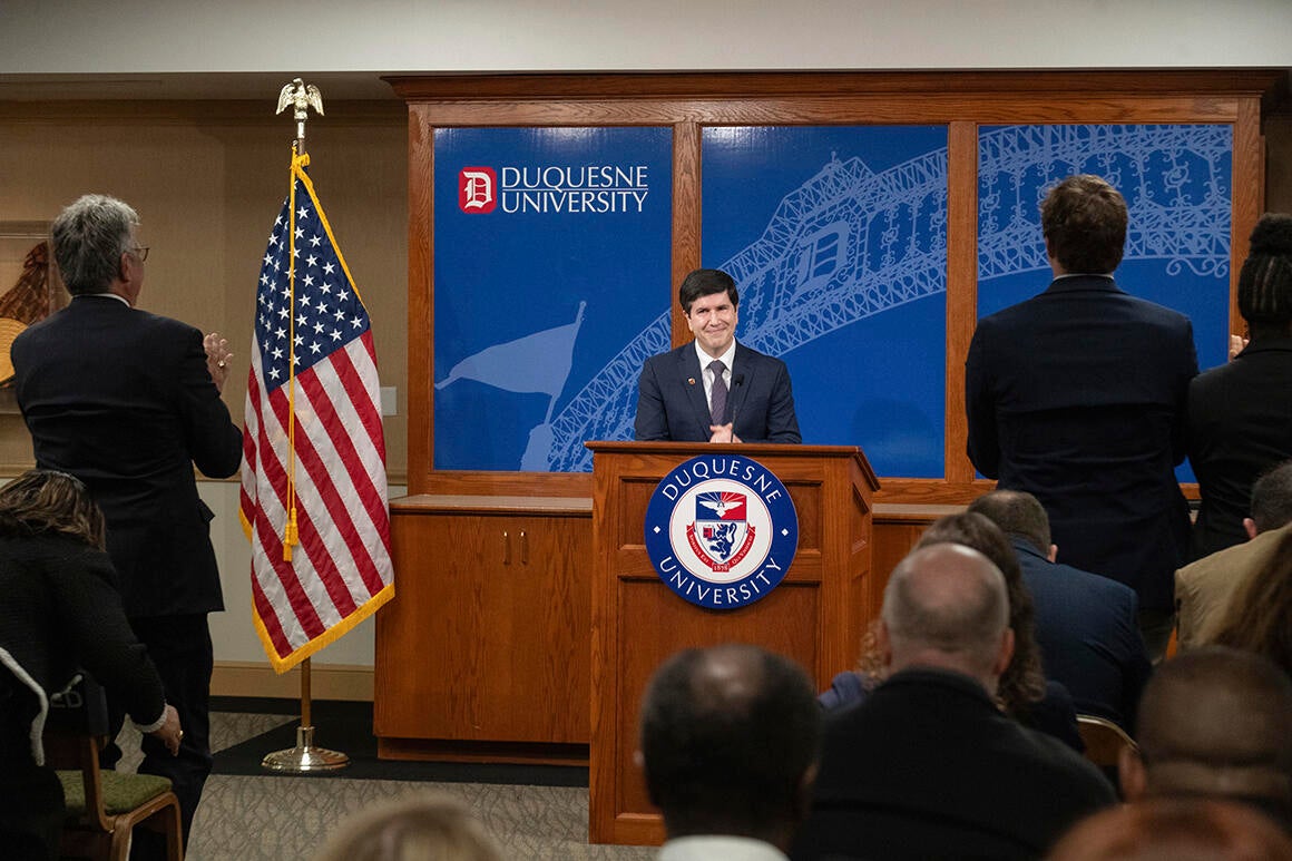 David Dausey introduced as Duquesne University's next president - CBS ...