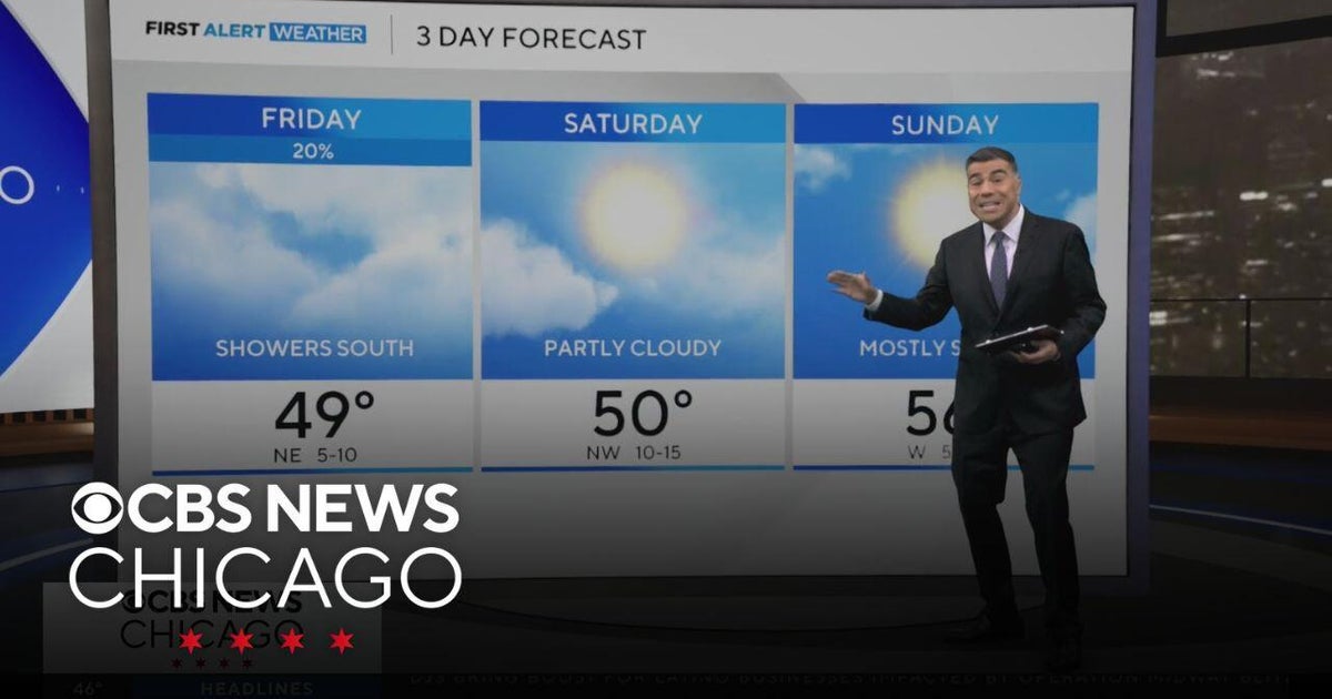 Chicago weather: gray with chance of showers Friday - CBS Chicago