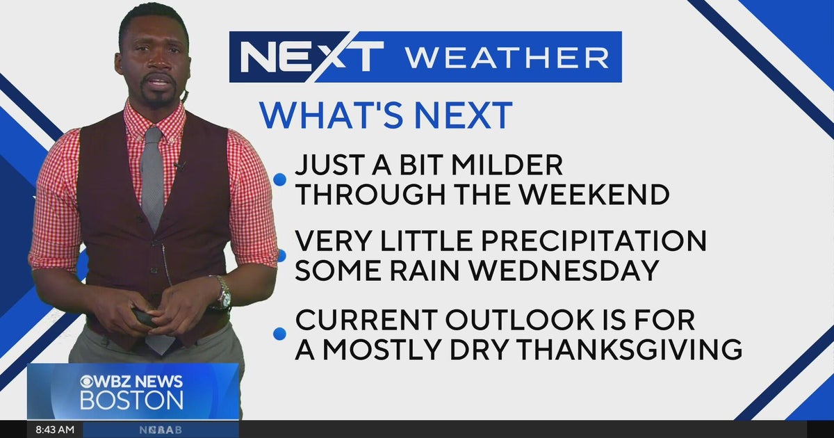 Next Weather: WBZ mid-morning forecast for November 21, 2025 - CBS Boston